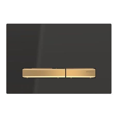 Geberit Sigma 50 Plaque de déclenchement 115672DW2 Aspect Noir /Doré ...
