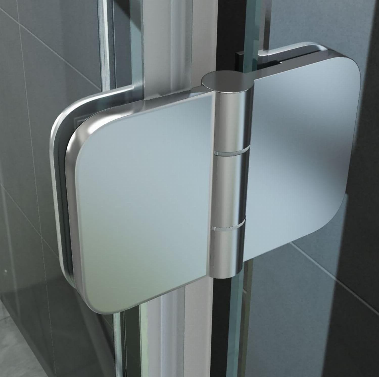 Paroi de douche pliable quart de cercle Foldi 80x80 Hauteur 195cm 3390