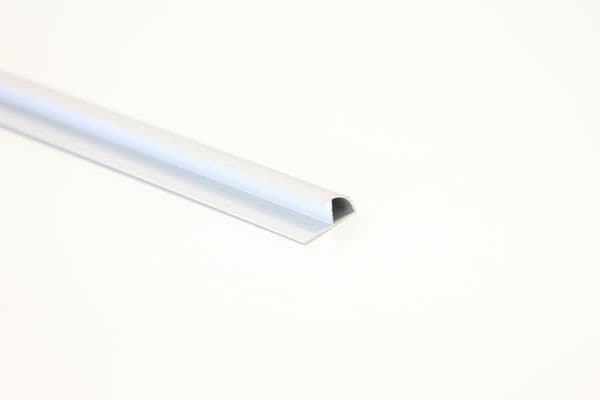 Perform Panel Quadrant End Cap - Satin Anodised Aluminium 2450mm