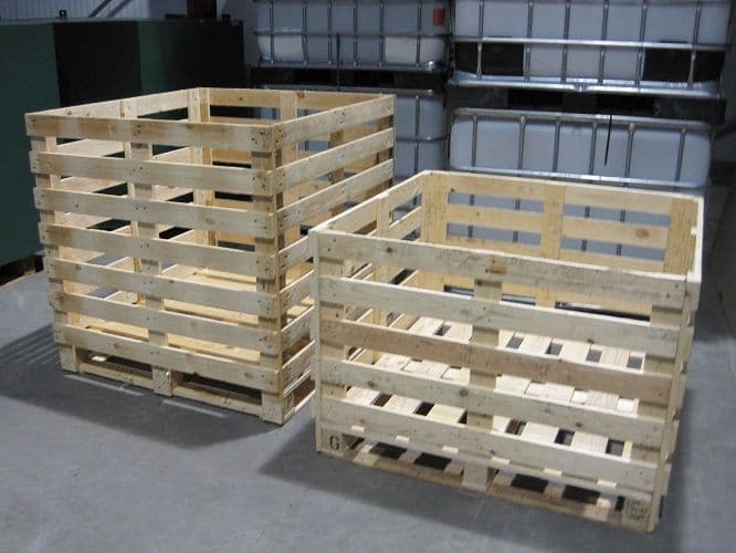 106cm High Wooden Crate - Flat Packed