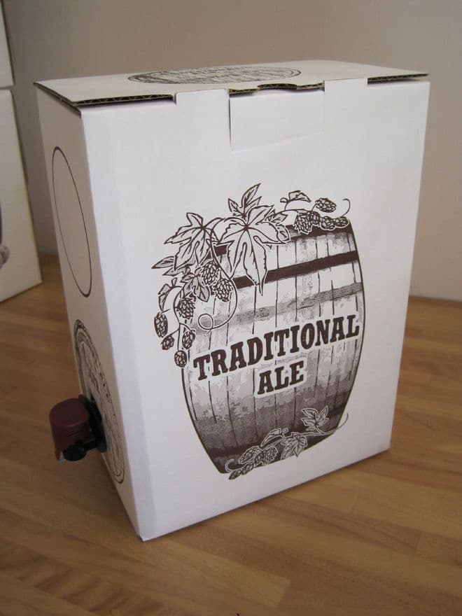 5 Litre Ale Bag and Boxes