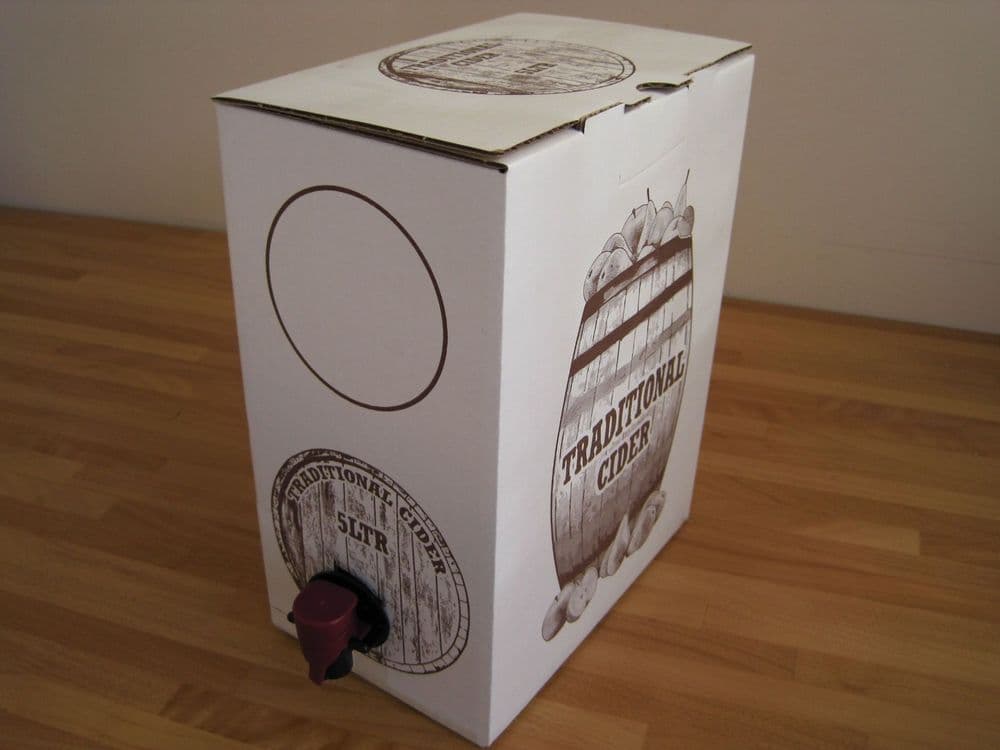 5 Litre Cider Bag and Boxes