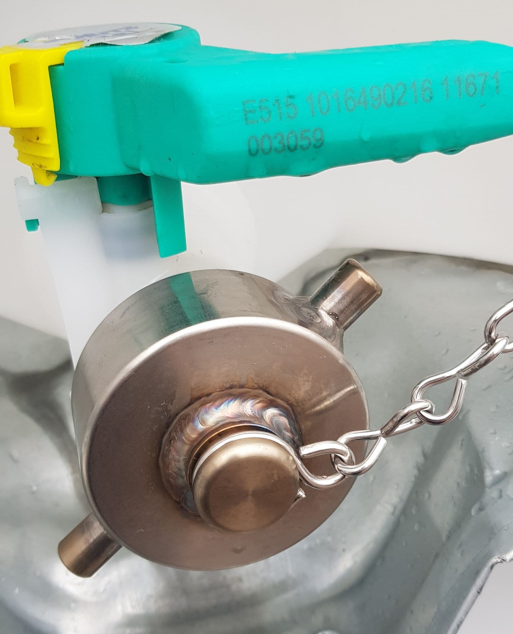 60 x 6 mm Stainless Steel IBC Blanking Cap