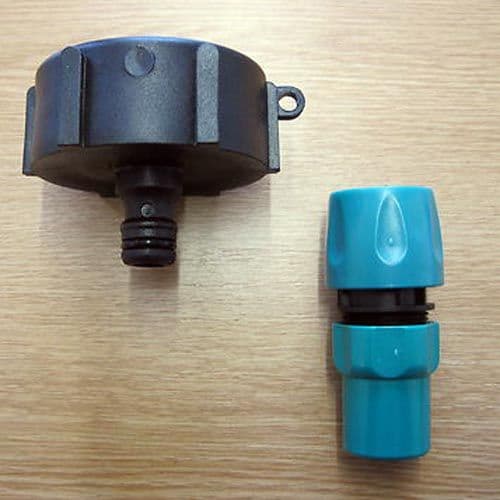 60 x 6mm IBC Outlet With Hoselock Fitting