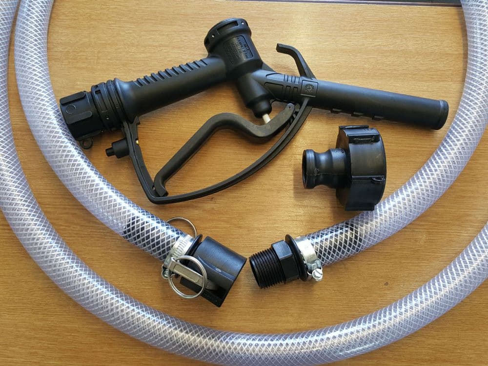 IBC Delivery Kit with Nylon Reinforced Hose & Quick Release Camlock ...