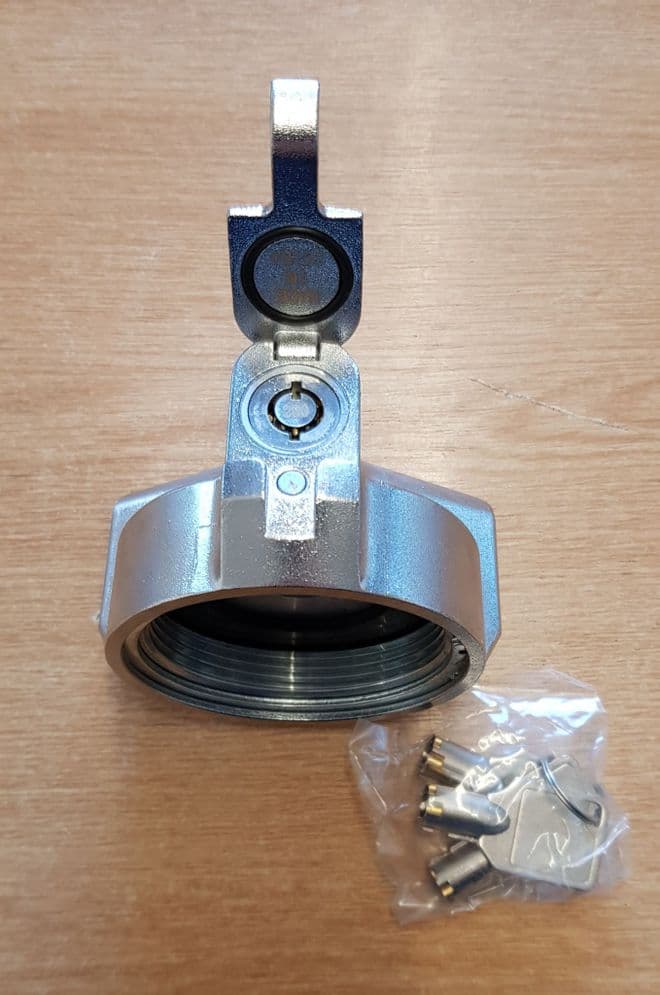 Spinsecure Oil Tank Lock
