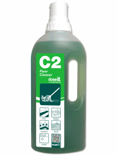 Christeyns C2 Floor Cleaner 1L Professional Hard Floor Cleaner for ...