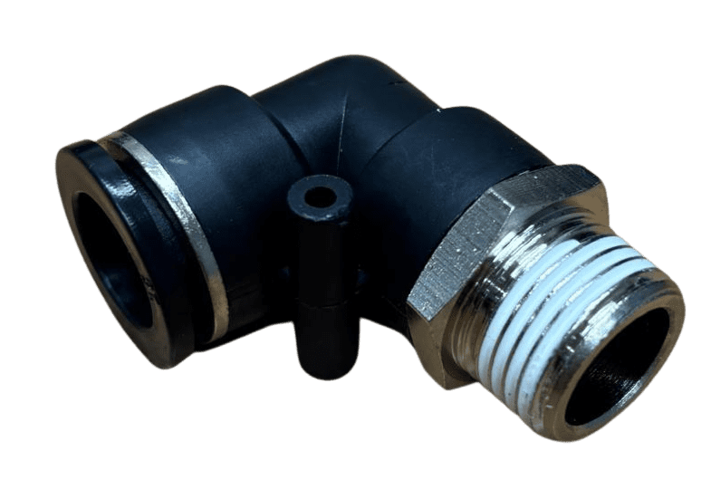 QR 15mm OD Elbow 1/2 Male Thread Quick Release Hose Elbow Connector