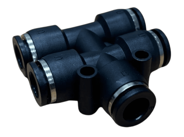 QR T Piece 5 Ways 1x4 5mm