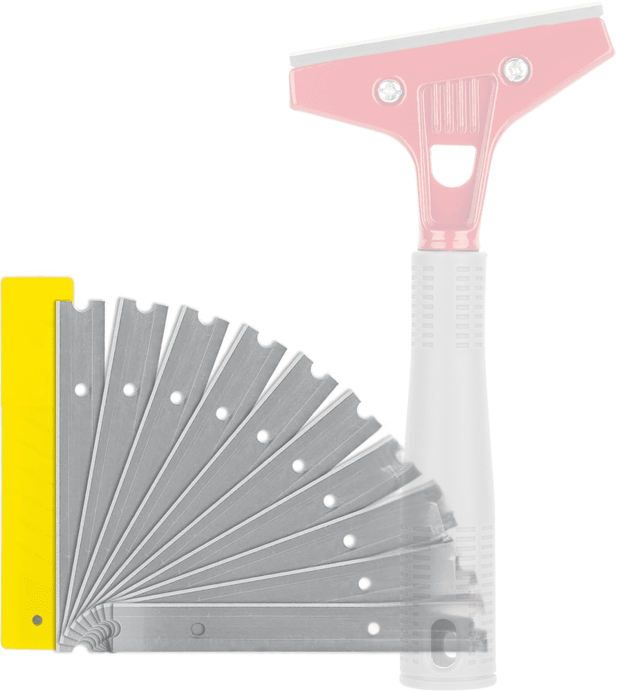 Stainless Steel Glass Scraper Blades 4"