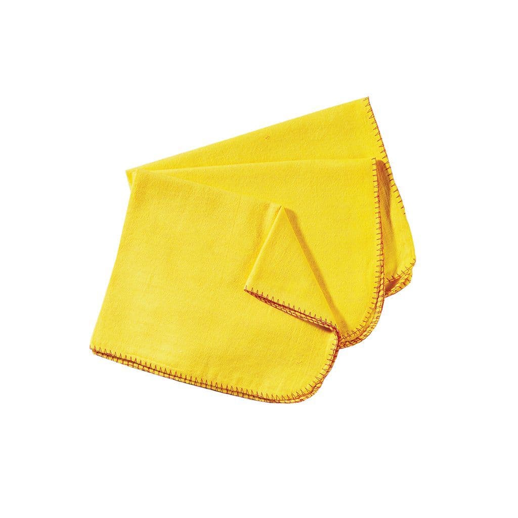 Standard Yellow Duster 50x50cm Cotton Cleaning Dusting Cloth