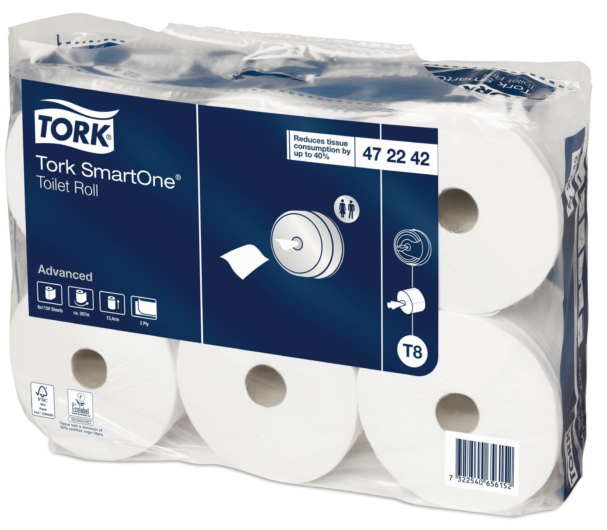 Tork SmartOne Toilet Roll Advanced