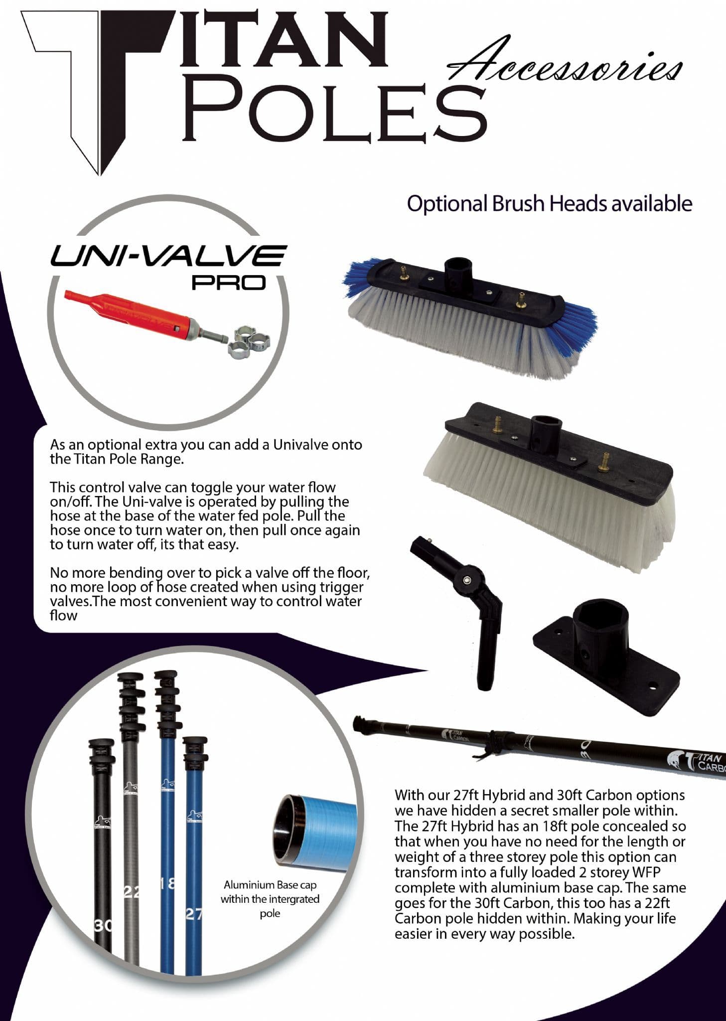 Water Genie Hybrid Poles