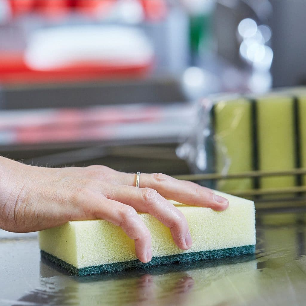 Yellow Sponge Scourer x10