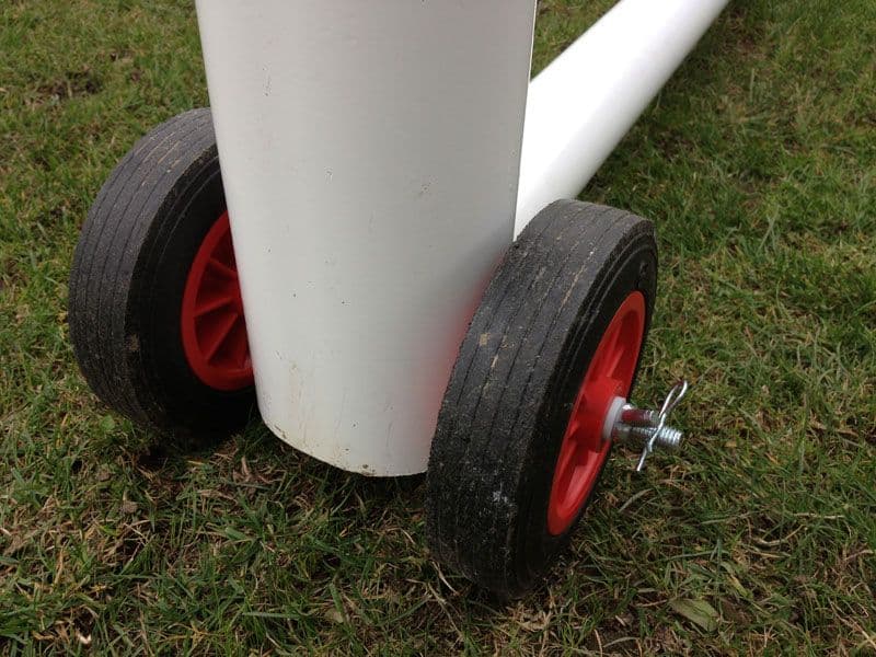 Football Goalpost Removable Wheels set of 2 ie 4 wheels - for 115x100mm ...