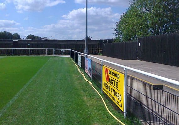 Spectator barrier for use on football and rugby pitches. Horse racing ...