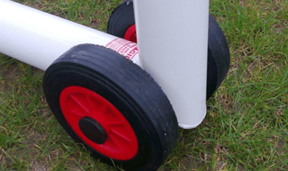 GOALPOST UPRIGHT WHEELS - LIGHTWEIGHT GOAL POSTS