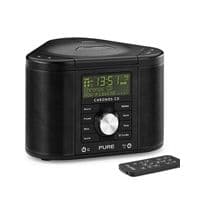 Pure Chronos CD Series II Clock Radio with DAB & CD Player in Black