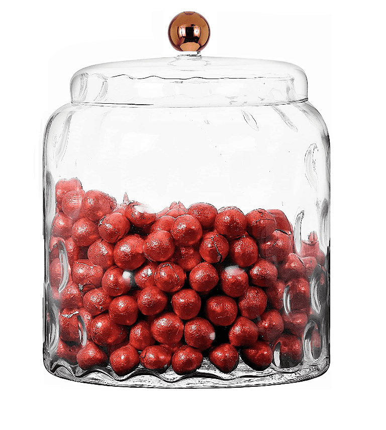 Copper Dimpled Glass Jar 25cm – Spring Gifts by Solavia