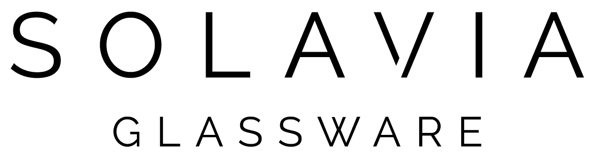 Glass Bell Flower Vase 30cm , Solavia Glassware