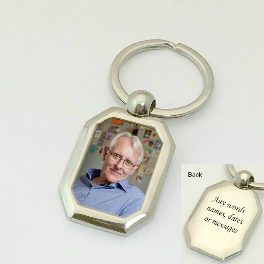 Keepsake Keyring with Photo and Engraving| Someone Remembered