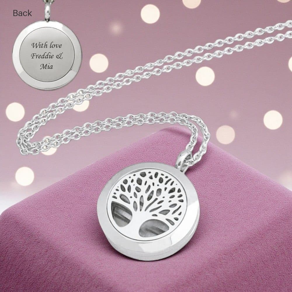 Tree of Life Locket with Engraving | Someone Remembered