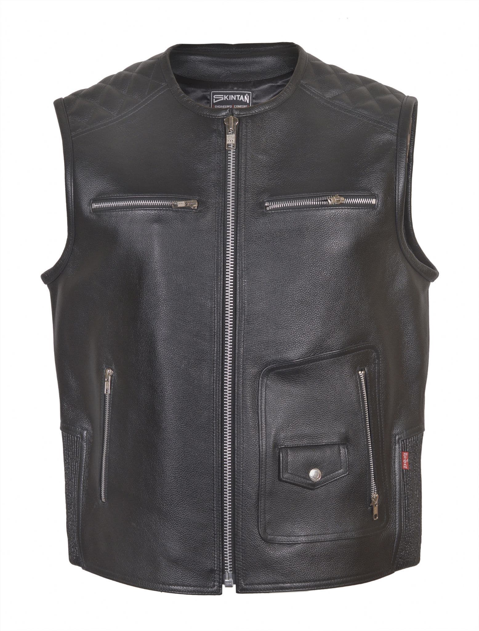 Leather Waistcoat|SOA Cut-Off|Leather Vest|JAX