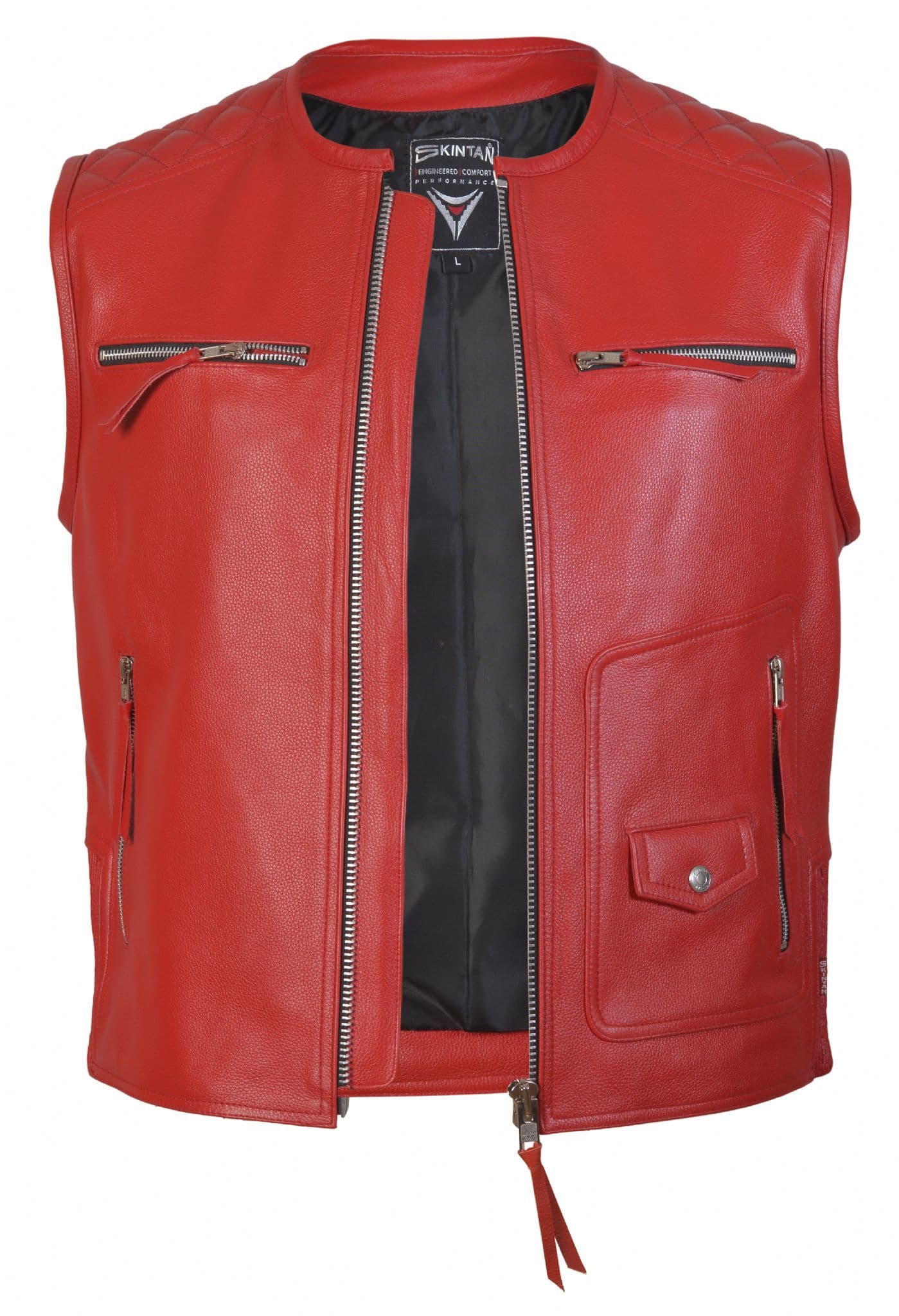 Leather Waistcoat|SOA Cut-Off|Leather Vest|JAX