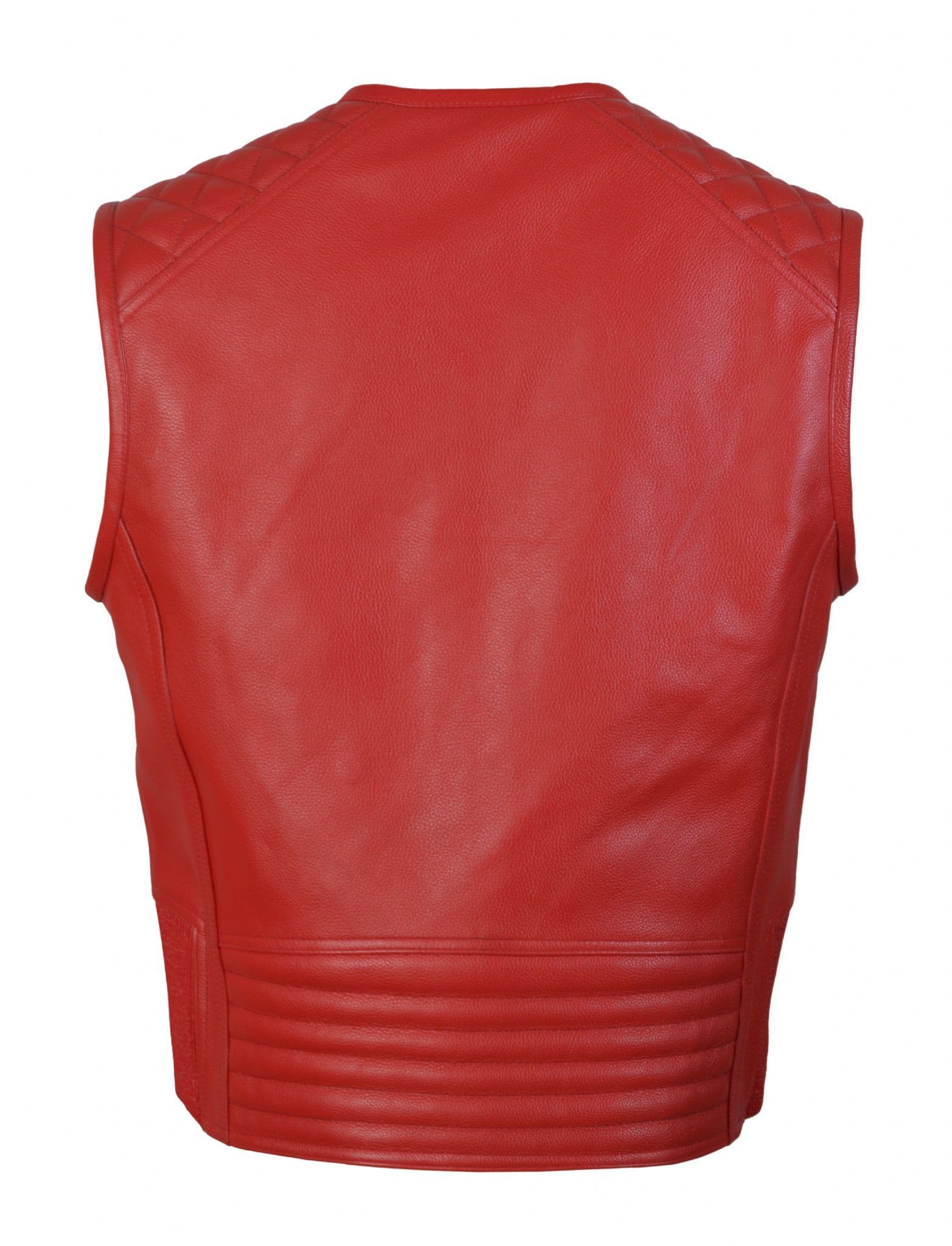Leather Waistcoat|SOA Cut-Off|Leather Vest|JAX