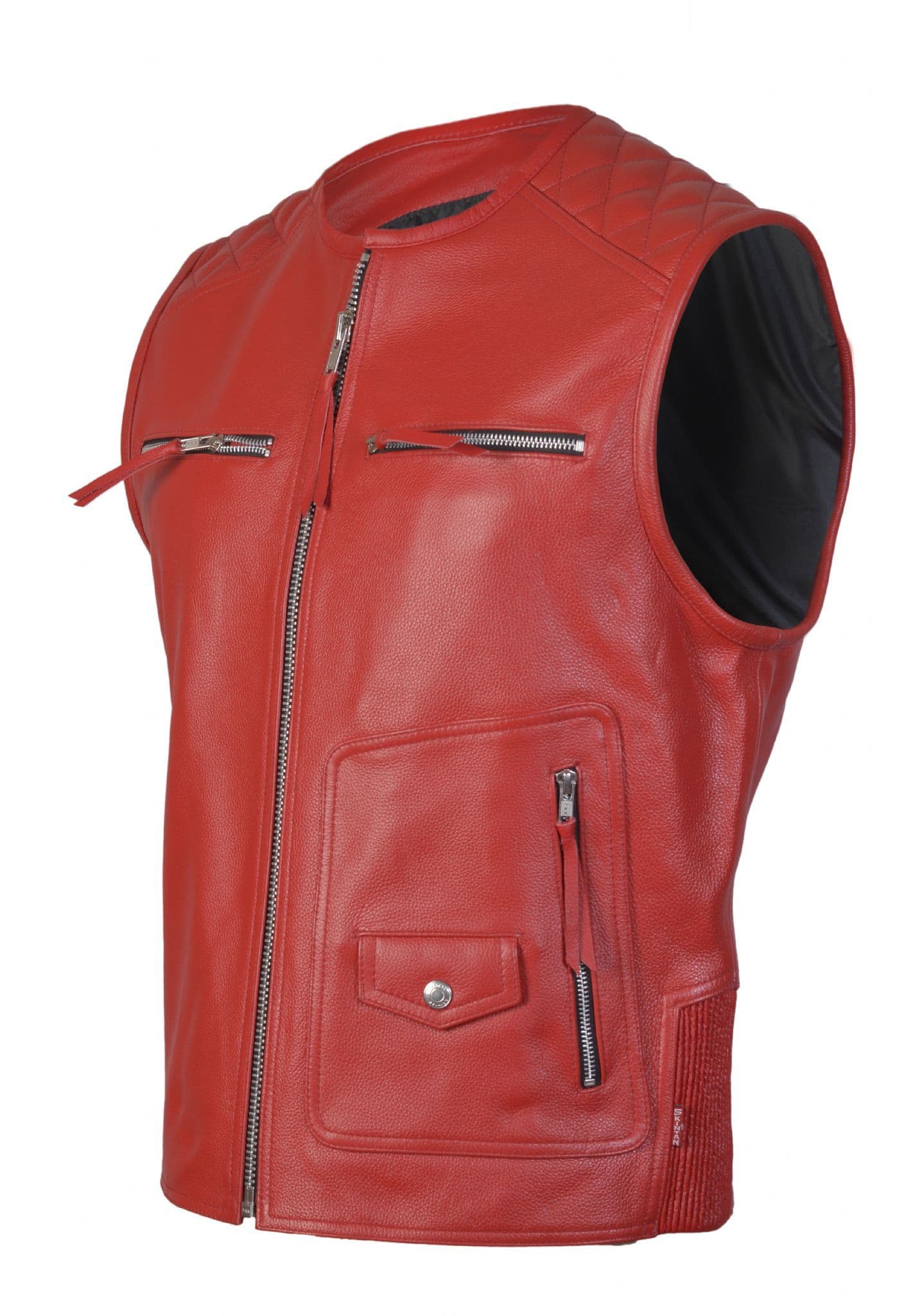 Leather Waistcoat|SOA Cut-Off|Leather Vest|JAX