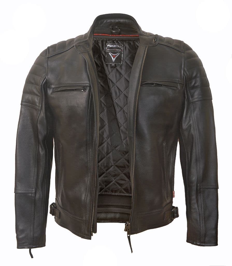 Leather Motorcycle Jacket|Biker Leather Jacket|Men|MB309