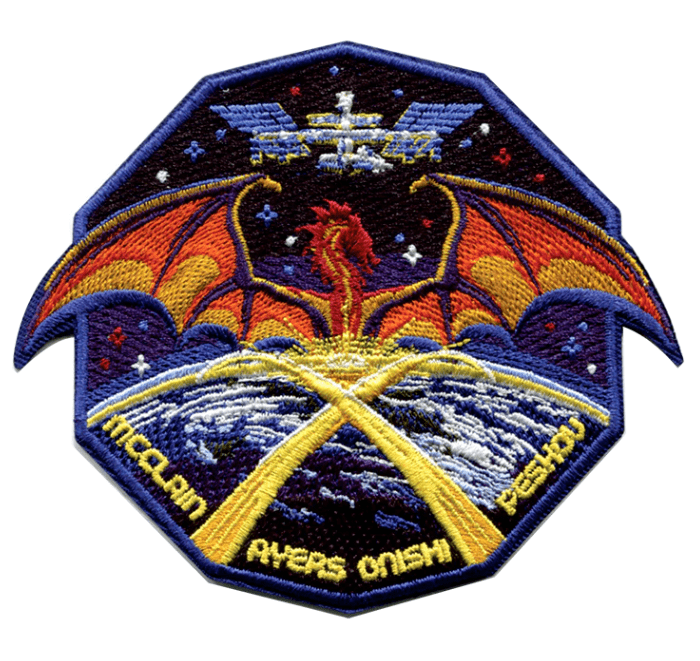 Crew 10 Embroidered Mission Patch