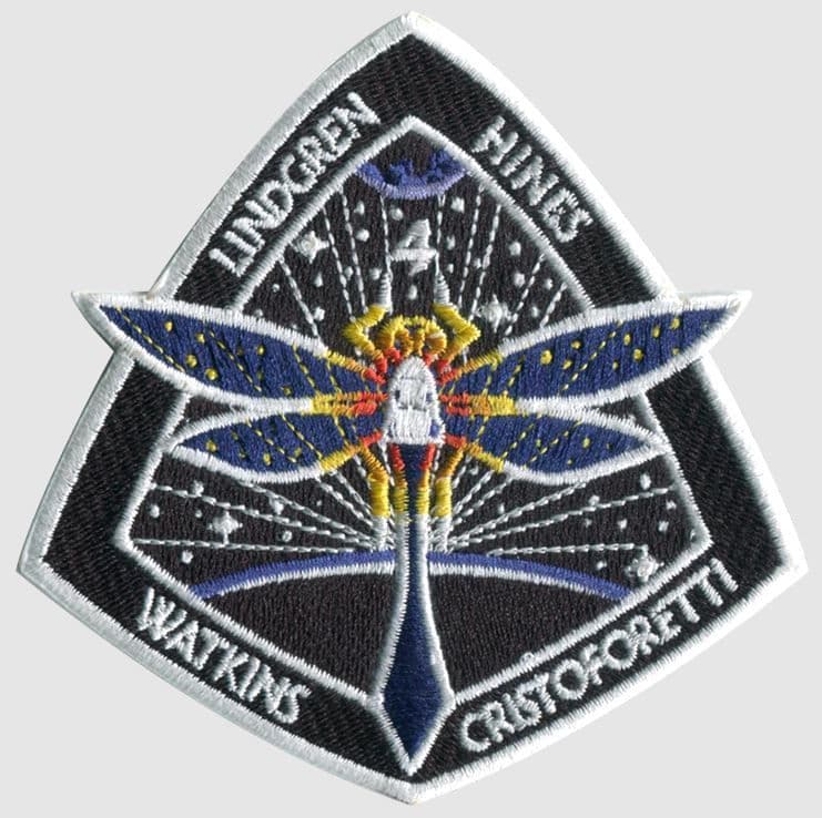 Crew 4 Embroidered Mission Patch