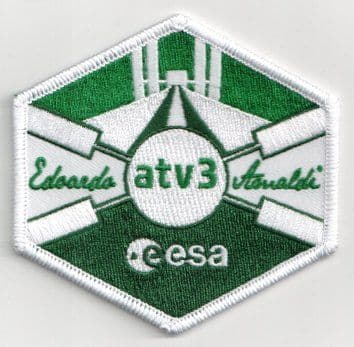 ESA ATV-3 Automated Transfer Vehicle Official Embroidered Patch