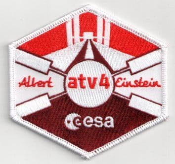 ESA ATV-4 Automated Transfer Vehicle Official Embroidered Patch