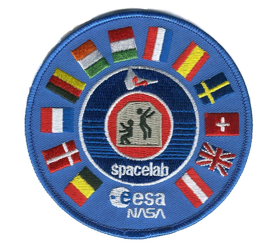 ESA-NASA Spacelab Program Embroidered Patch