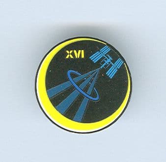 Expedition 16 ISS International Space Station Mission Lapel Pin ...