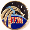 Expedition 18 ISS International Space Station Mission Lapel Pin ...