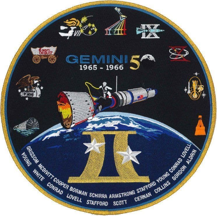 Gemini 50th Anniversary Commemorative 10" Patch