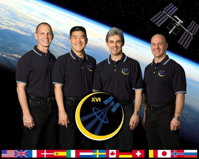 International Space Station Expedition 16 Official Crew Photograph 2