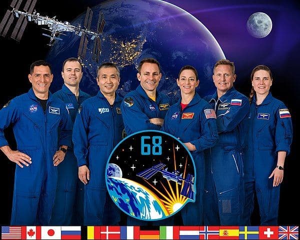 International Space Station Expedition 68 Official Crew Portrait