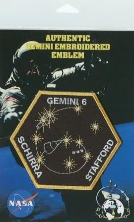 Larger Size NASA Gemini 6 Space Mission Embroidered Patch