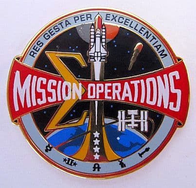 Mission Operations Insignia Lapel Pin