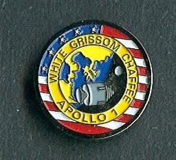 NASA Apollo 1 Mission Lapel Pin