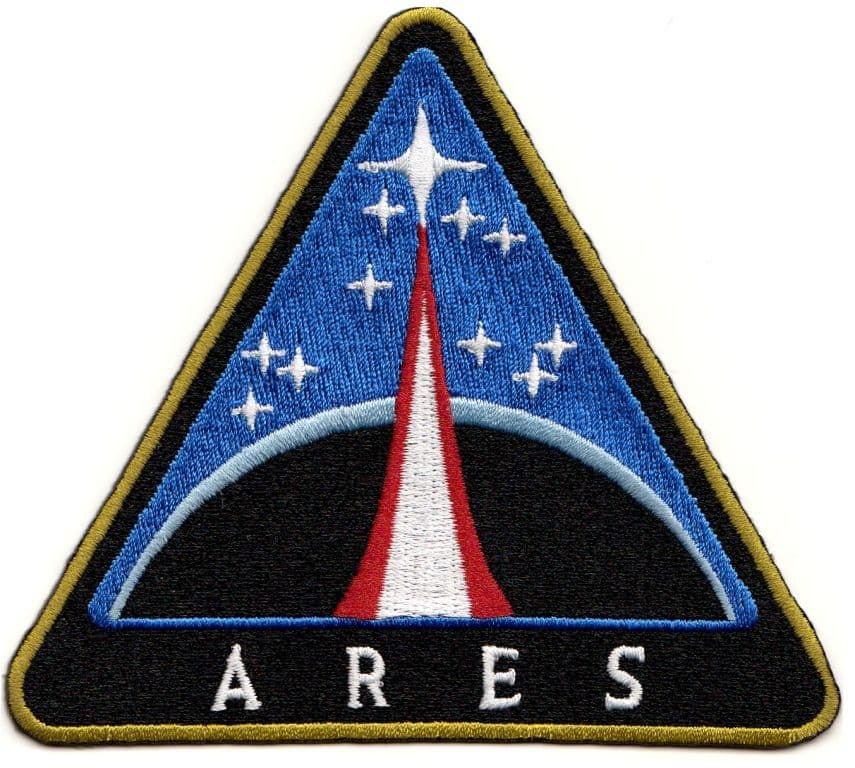 NASA Ares Embroided Space Patch 4"