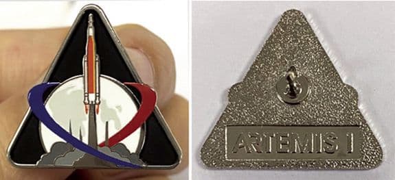 NASA Artemis 1 Lapel Pin