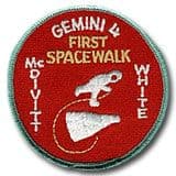 NASA Gemini 4 Mission Patch 3"