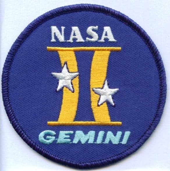 NASA Gemini Program Patch 3" 2