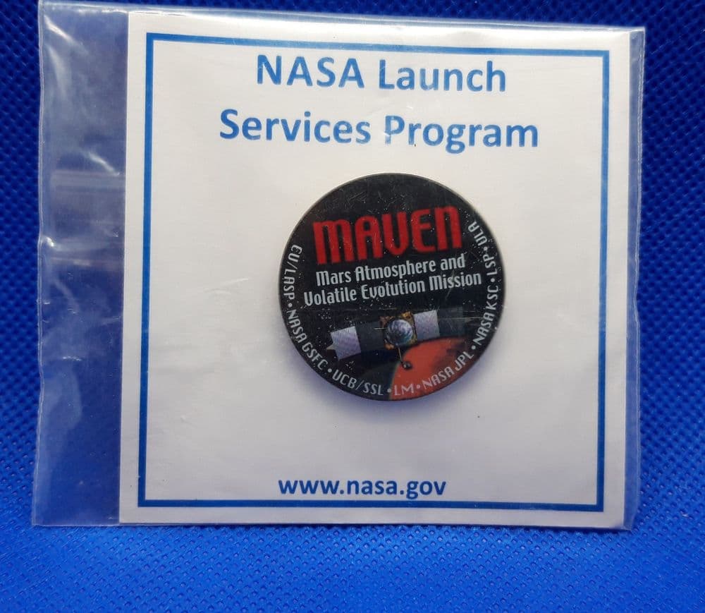 NASA Launch Services Program Pin - MAVEN