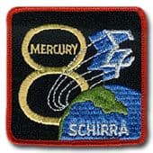NASA Mercury 8 Patch 3" Version